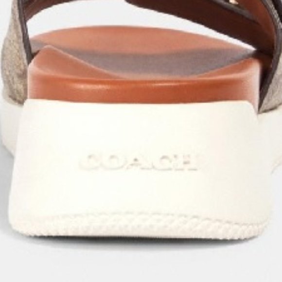 Coach | Shoes | New Coach Khakisaddle Gable Sandal | Poshmark